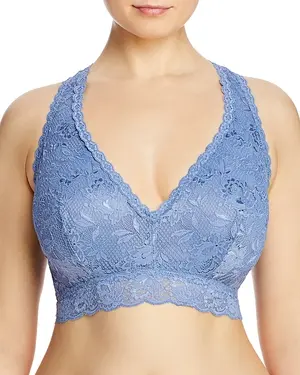 Cosabella Never Say Never Curvy Racerback Bralette Coastal Blue