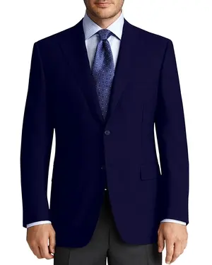 Canali Siena Classic Fit Sport Coat - Navy