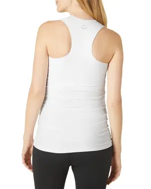 Beyond Yoga Racerback Maternity Tank - Cloud White