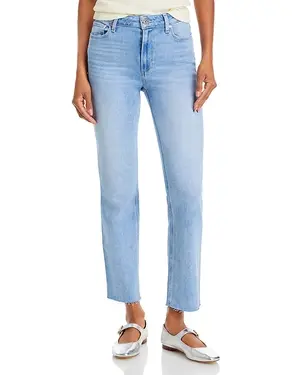 Women's High-Rise Straight-Leg Ankle Jeans