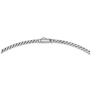 David Yurman Sterling Sculpted Cable Necklace