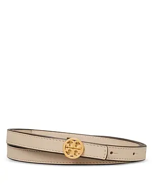 Tory Burch Tory Burch Skinny Logo Belt Longan