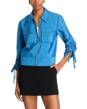Cinq À Sept Holly Cropped Jacket - Blue Corn
