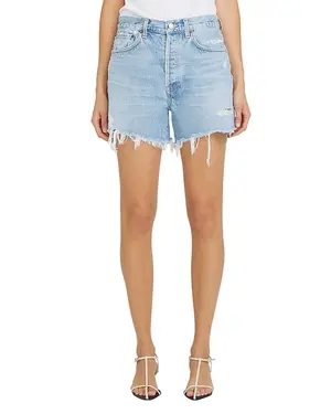 AGOLDE Parker Long Denim Shorts - Swapmeet
