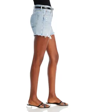 AGOLDE Parker Long Denim Shorts - Swapmeet