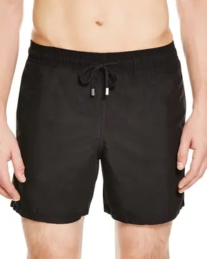 Vilebrequin Moorea Solid 6" Swim Trunks - Black