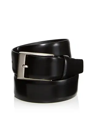 Canali Smooth Leather Belt
