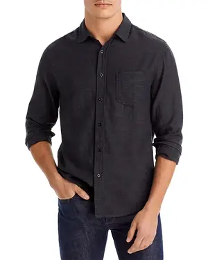 Rails Wyatt Regular Fit Button-down Shirt - Black Chambray
