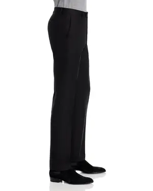 John Varvatos Wool Slim Fit Suit Pants - Black