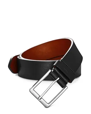 Shinola Lightning Bolt Keeper Belt - Black