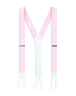 Trafalgar Formal Louisville Chambray Suspenders - Pink