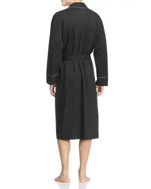 Daniel Buchler Peruvian Pima Cotton Robe - Black