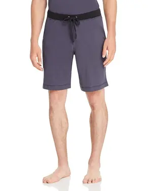 Daniel Buchler Peruvian Pima Cotton Lounge Shorts - Ink