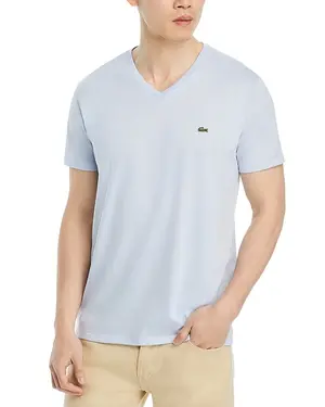 Lacoste V-neck Pima Cotton Tee Jg Phoeni
