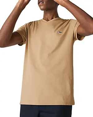 Lacoste V-neck Pima Cotton Tee Vienne