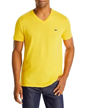 Lacoste V-neck Pima Cotton Tee Zap Broom