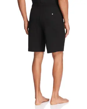 Daniel Buchler Peruvian Pima Cotton Lounge Shorts - Black