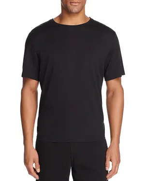 Daniel Buchler Peruvian Pima Cotton Lounge Tee - Black