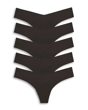 Commando Raw Cut Thong, Pack Of 5