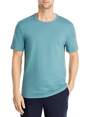Vince Vince Garment Dyed Crewneck Tee Washed Sea Route