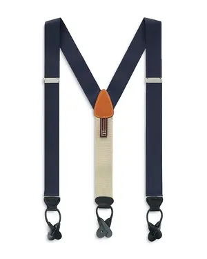 Trafalgar Hudson Solid Color Brace - Navy