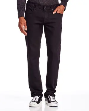 John Varvatos Usa J701 Straight Fit Jeans - Black