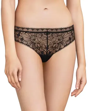 Chantelle Day To Night Lace Tanga - Black