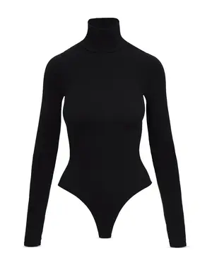 Commando Ballet Turtleneck Bodysuit - Black