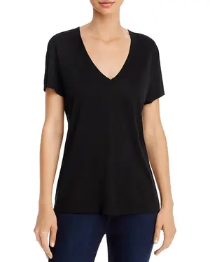 Splendid Kate V-neck Tee - Black