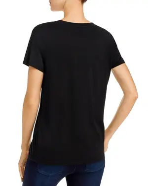 Splendid Kate V-neck Tee - Black