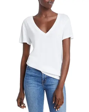 Splendid Kate V-neck Tee - White