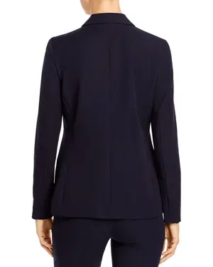 T Tahari One-button Blazer - Navy