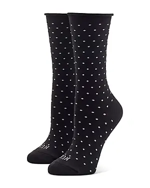 Hue Hue Jean Socks Black Dot