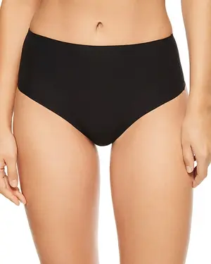 Chantelle Soft Stretch One Size High Waist Retro Thong Black
