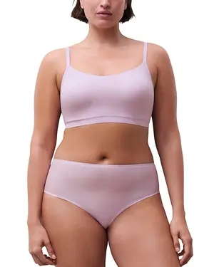 Chantelle Soft Stretch One Size High Waist Retro Thong Mauve