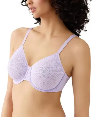 Wacoal Visual Effects Unlined Underwire Minimizer Bra - Pastel Lilac