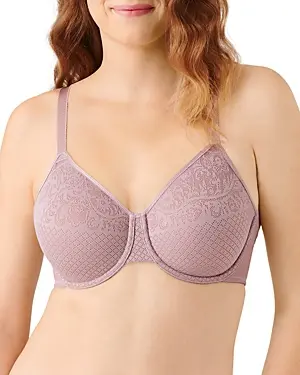 Wacoal Visual Effects Unlined Underwire Minimizer Bra Woodrose