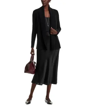 Bloomingdale'S C Shawl-collar Cashmere Cardigan - Black