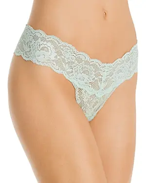 Cosabella Never Say Never Cutie Low-rise Thong Dusty Basil