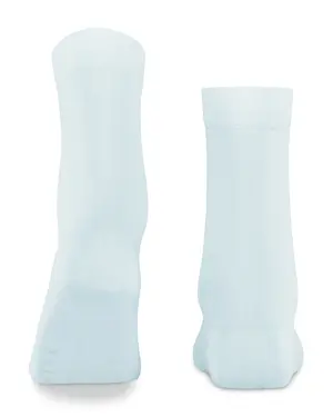 Falke Cotton Touch Crew Socks - Light Blue