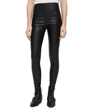 Faux Patent Leather Leggings