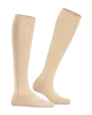 Falke Cotton Touch Knee High Socks Cream