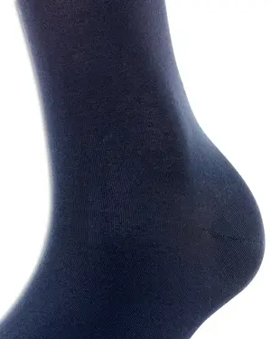 Falke Cotton Touch Knee High Socks - Dark Navy