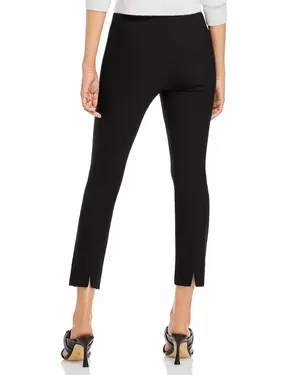 Vince Stitch Front Seamed Trousers - Black