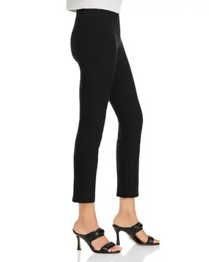Vince Stitch Front Seamed Trousers - Black