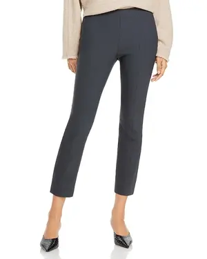 Vince Stitch Front Seamed Trousers - Dark Grey
