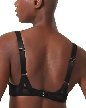 Bluebella Karolina Mesh Strappy Underwire Bra - Black