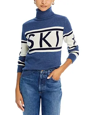 Perfect Moment Schild Ski Turtleneck Sweater Dark Denim