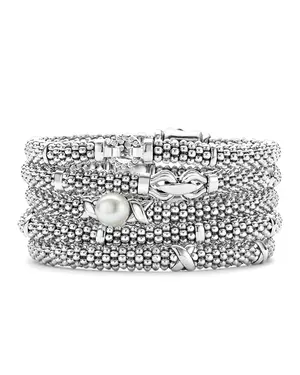 Lagos Derby Small Buckle Caviar Bracelet