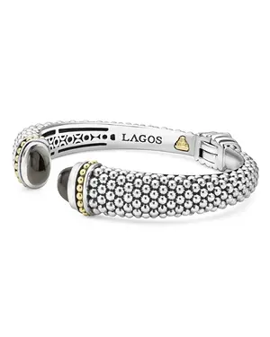 Lagos 18k Gold And Sterling Silver Rittenhouse Onyx Cuff